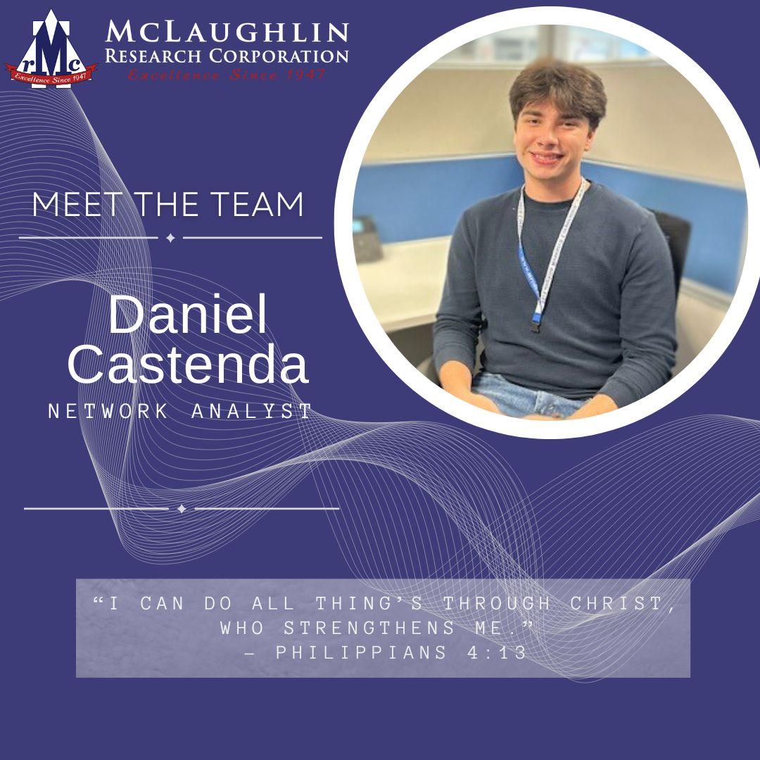 Employee Profile | Daniel Castaneda - McLaughlin Research Corporation